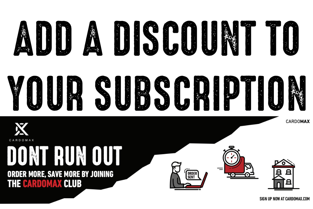 Adding a Discount Code To Your Subscription – CardoMax